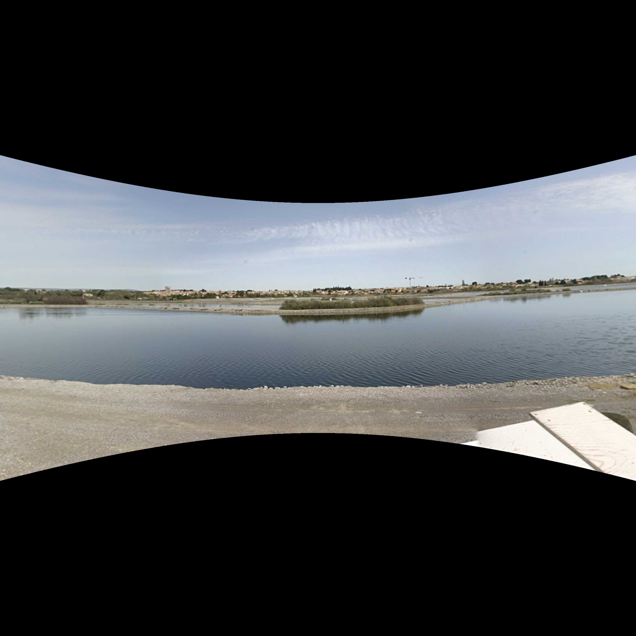 Visite de Mèze en photos panoramiques - La station de lagunage et l'Ecosite